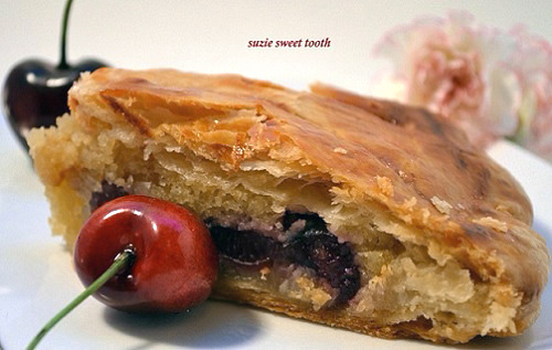 Pithivier with Frangipane and Cherries - SUZIE SWEET TOOTH