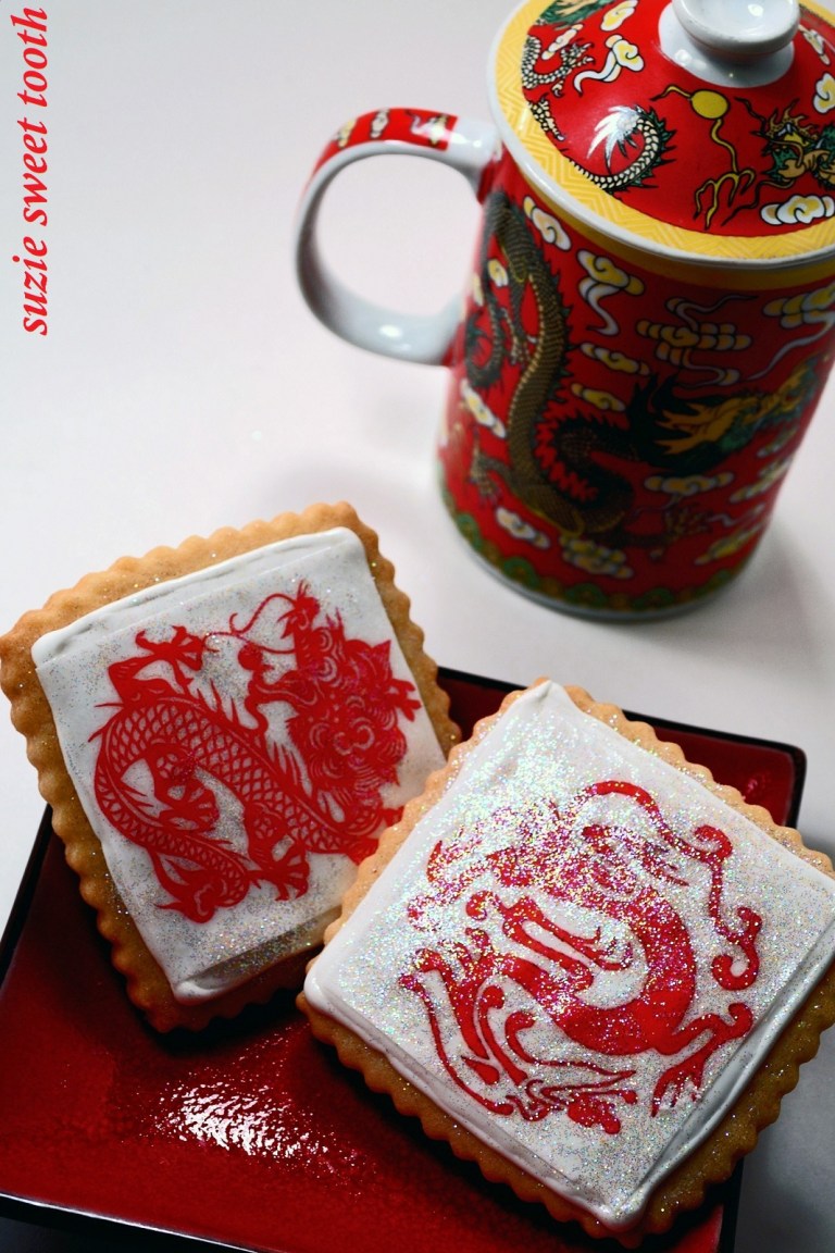 Happy Chinese New Year 2012 (Dragon Cookies) – SUZIE SWEET TOOTH