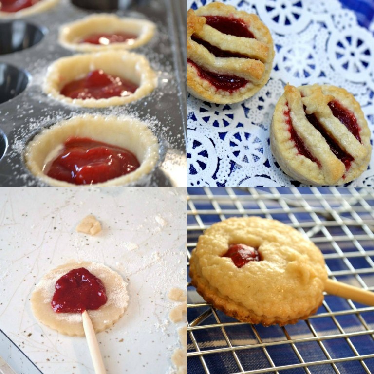 Mini Raspberry Pies / Mini Pie Pops – SUZIE SWEET TOOTH