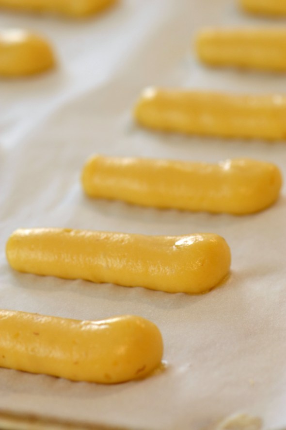 Pastel Easter Eclairs with Chocolate Pastry Cream – SUZIE SWEET TOOTH