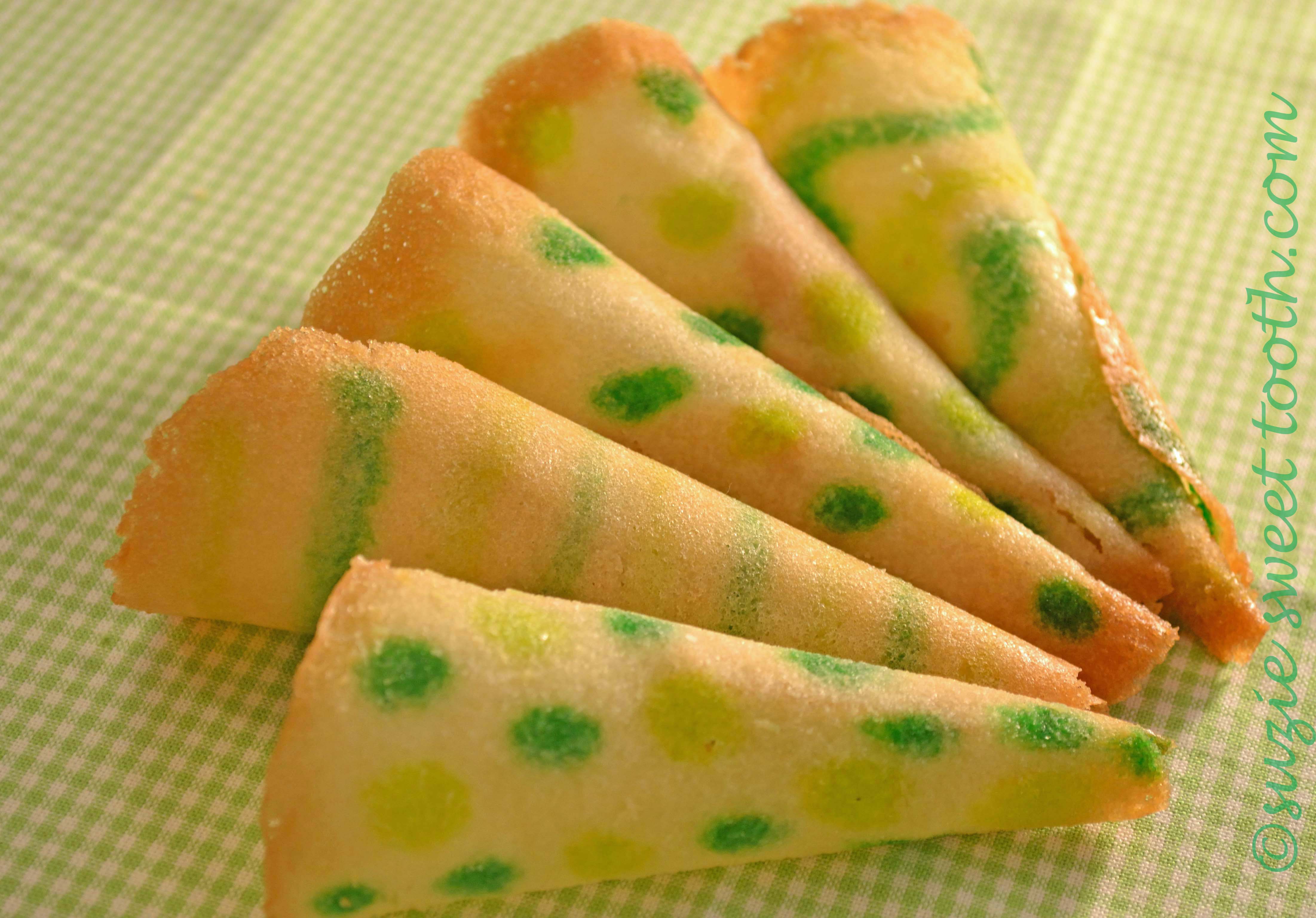Green Apple Sorbet, Tuile Cookie Cups and Ice Cream Cones – SUZIE SWEET ...