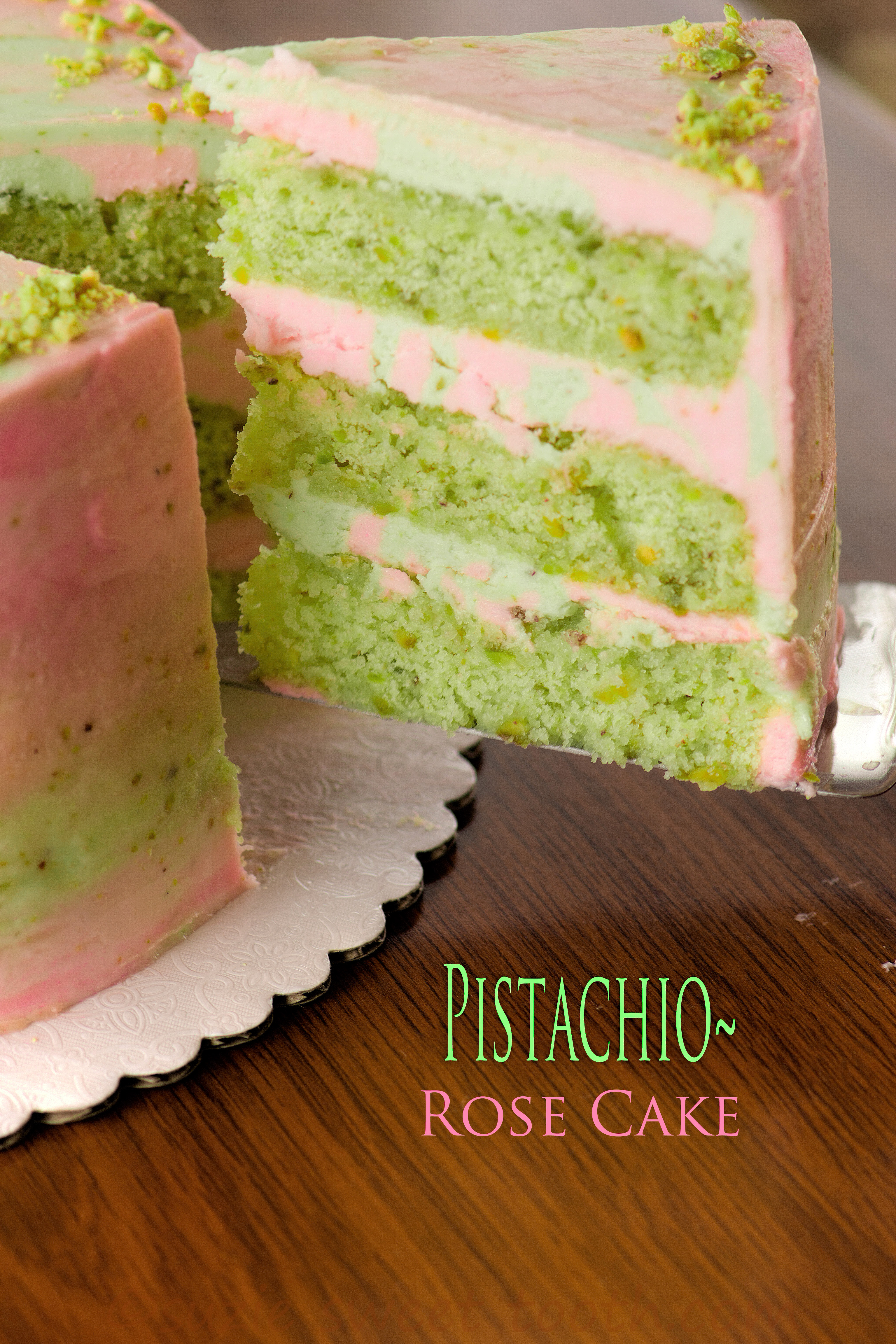 Pistachio~Rose Cake suzie sweet tooth – SUZIE SWEET TOOTH