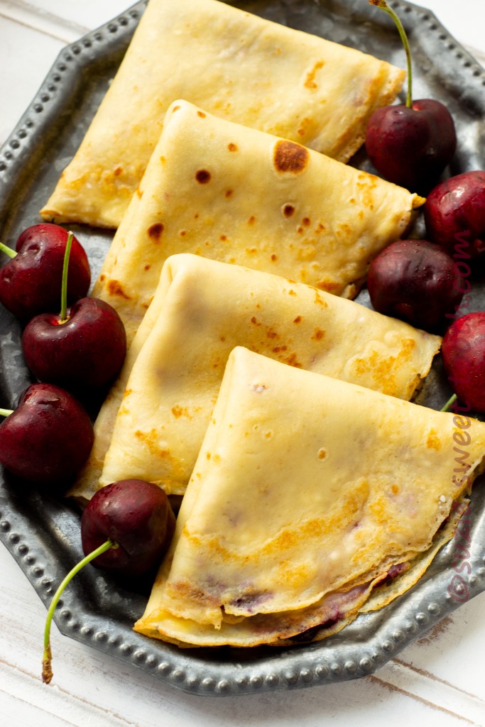 Sweet Cherry Jam and Cream Cheese~Cherry Jam Crepes – SUZIE SWEET TOOTH
