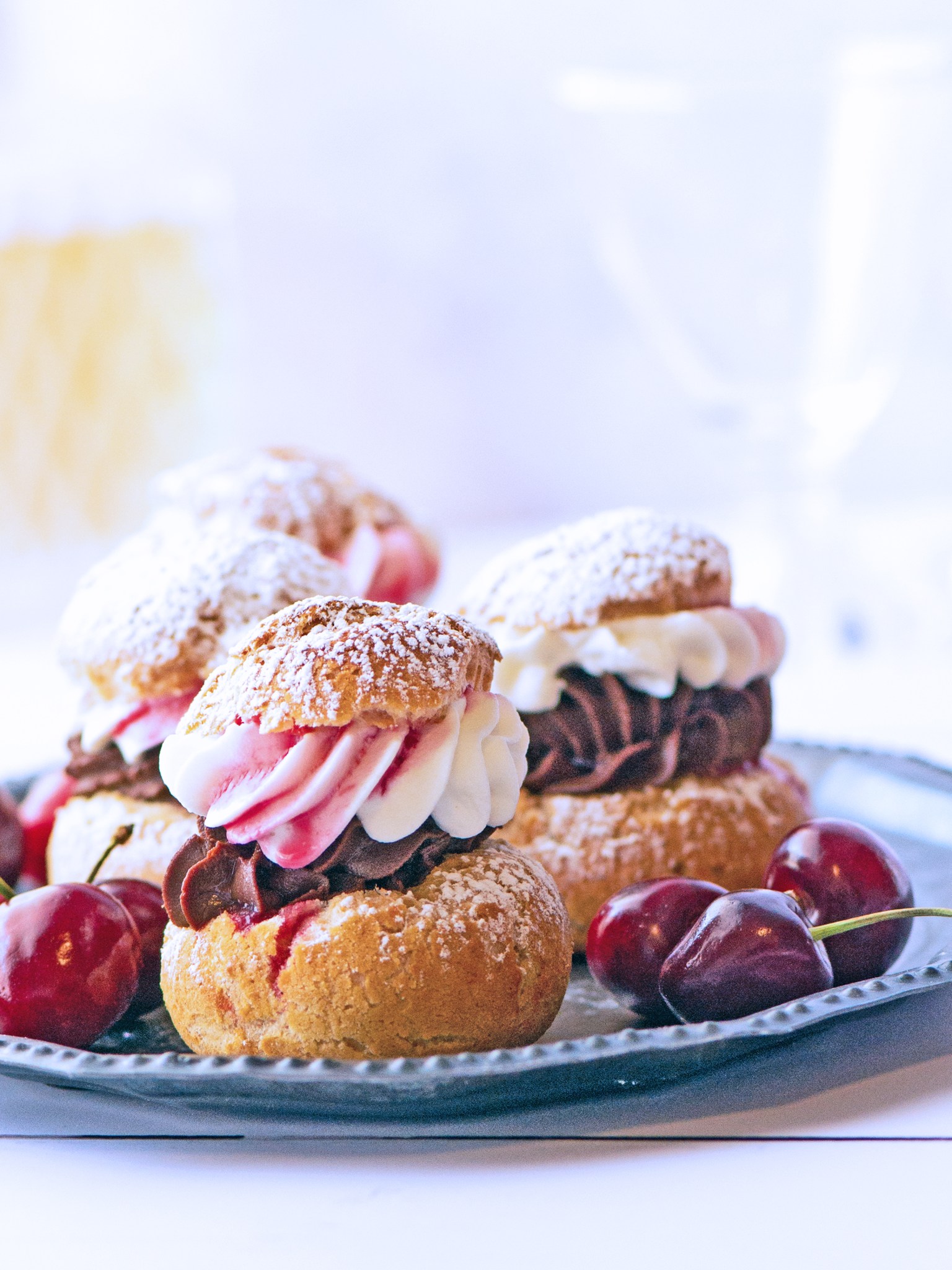 Black Forest Cream Puffs – SUZIE SWEET TOOTH